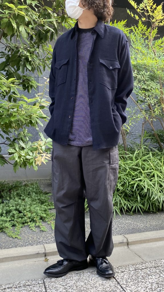 【COMOLI/コモリ】カシミヤ和紙ワークシャツ【買取入荷情報】 | カインドオル（kindal）京都店｜ブランド古着買取・販売・通販